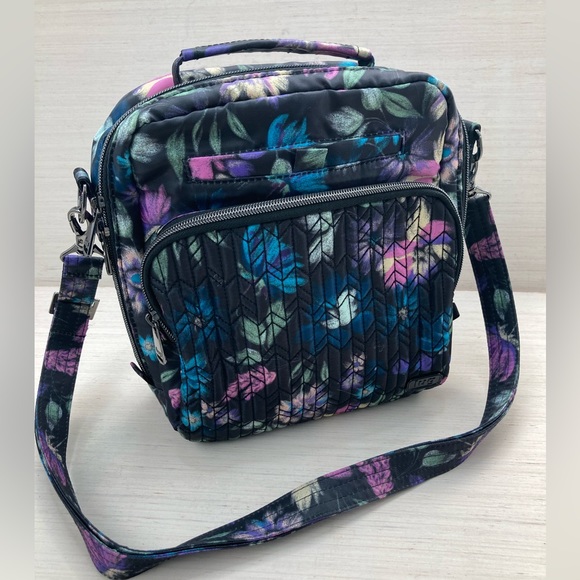 lug | Bags | Lug Ranger Crossbody Bag Bloom Black Floral Print ...